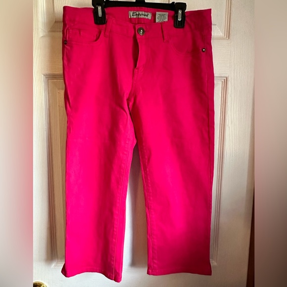 Pants & Jumpsuits | Pink Capris | Poshmark